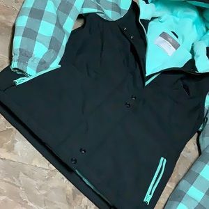 Aperture | Jackets & Coats | Aperture Mint Green Buffalo Plaid Black ...